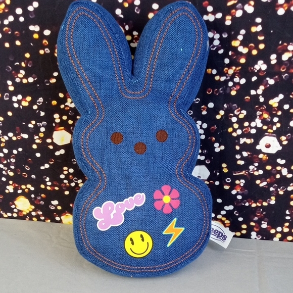 Peeps | Toys | Peeps Blue Dark Denim Bunny Plush Toy | Poshmark
